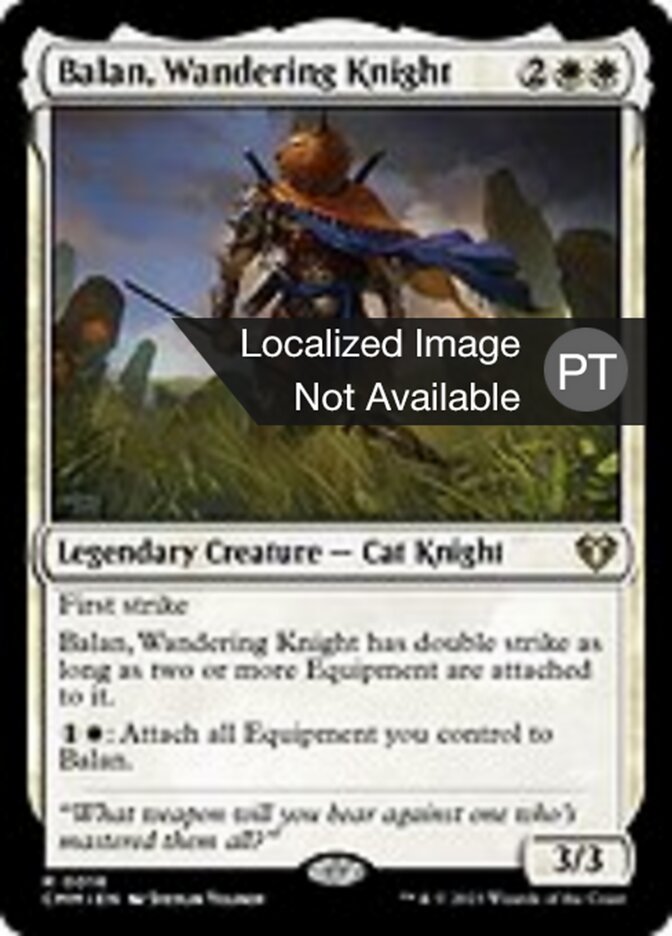 Balan, Wandering Knight · Commander Masters (CMM) #16 · Scryfall Magic ...