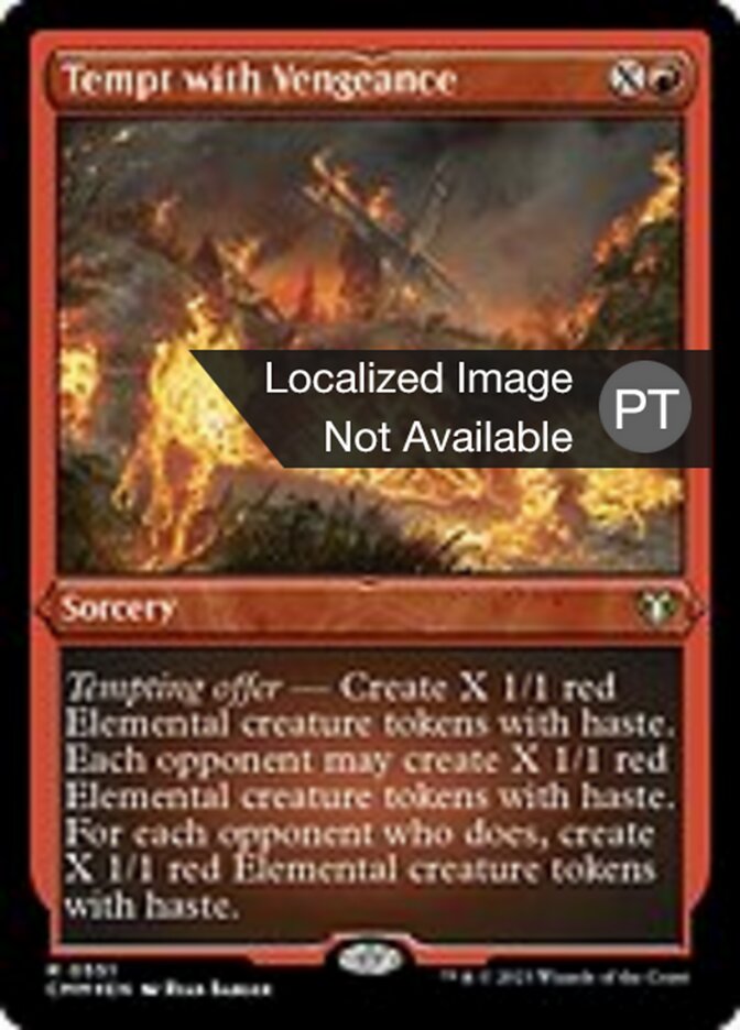 Tempt with Vengeance · Commander Masters (CMM) #551 · Scryfall Magic ...