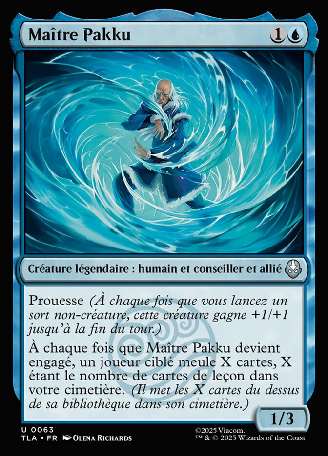 Master Pakku · Avatar: The Last Airbender (TLA) #63 · Scryfall Magic ...