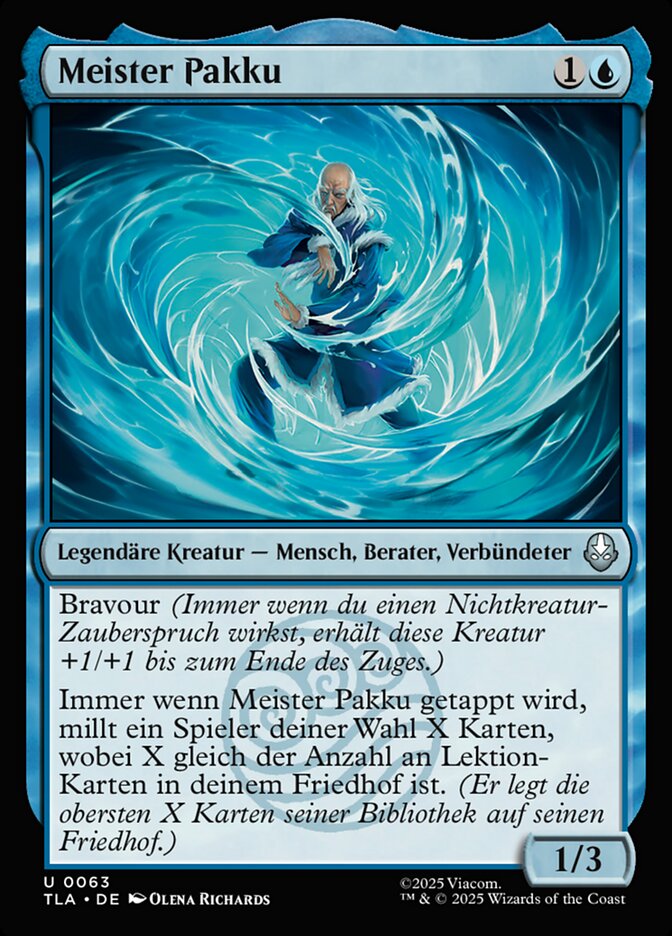 Master Pakku · Avatar: The Last Airbender (TLA) #63 · Scryfall Magic ...