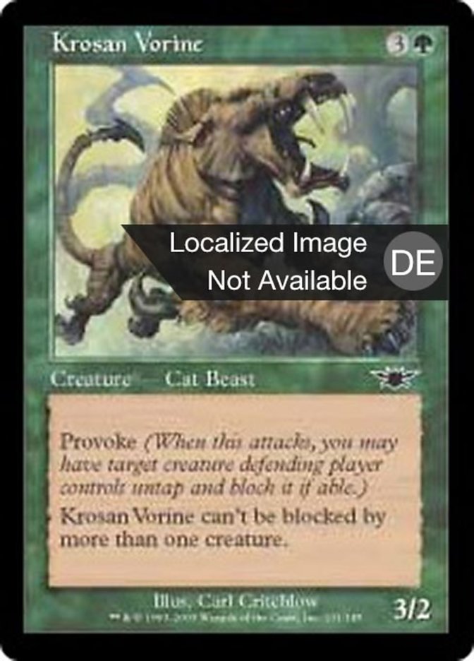 Krosan Vorine · Legions (LGN) #131 · Scryfall Magic: The Gathering Search
