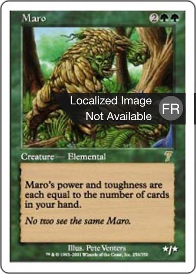 Maro · Seventh Edition (7ED) #256 · Scryfall Magic: The Gathering Search