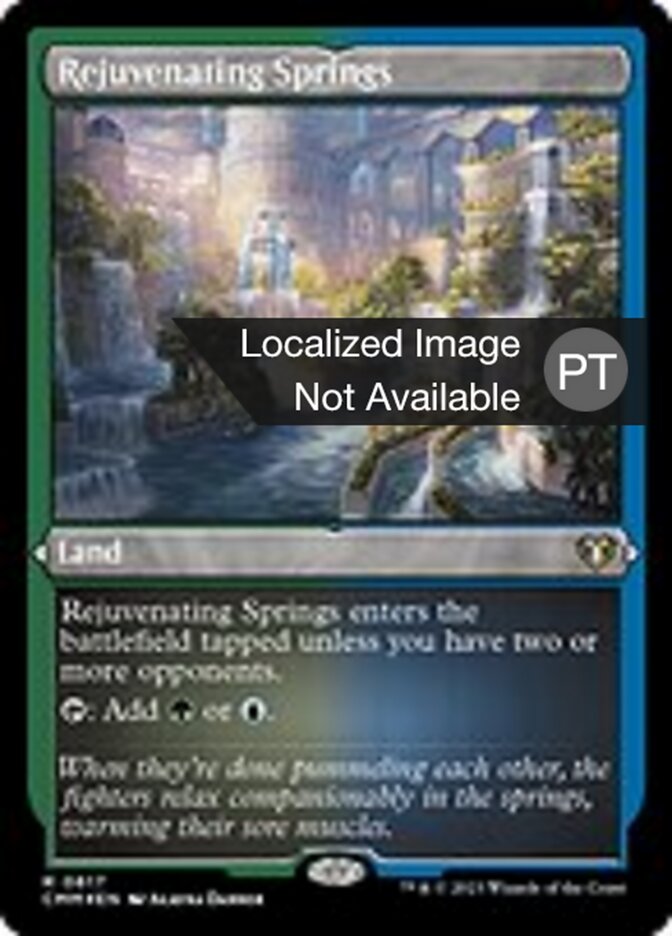 Rejuvenating Springs · Commander Masters (CMM) #617 · Scryfall Magic ...