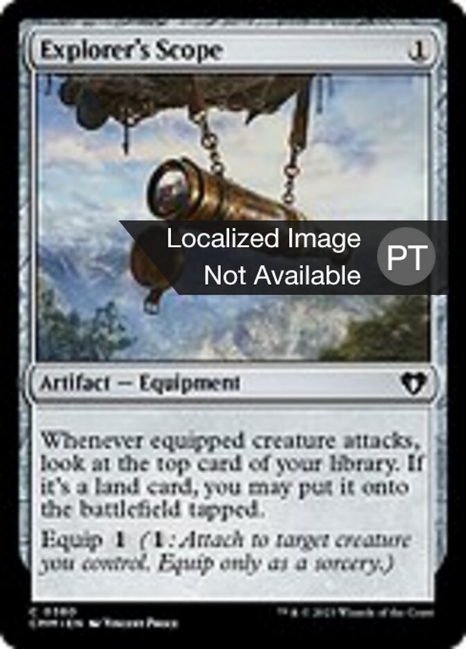 Escopo do Explorador (Explorer's Scope) · Commander Legends (CMR) #461 ...