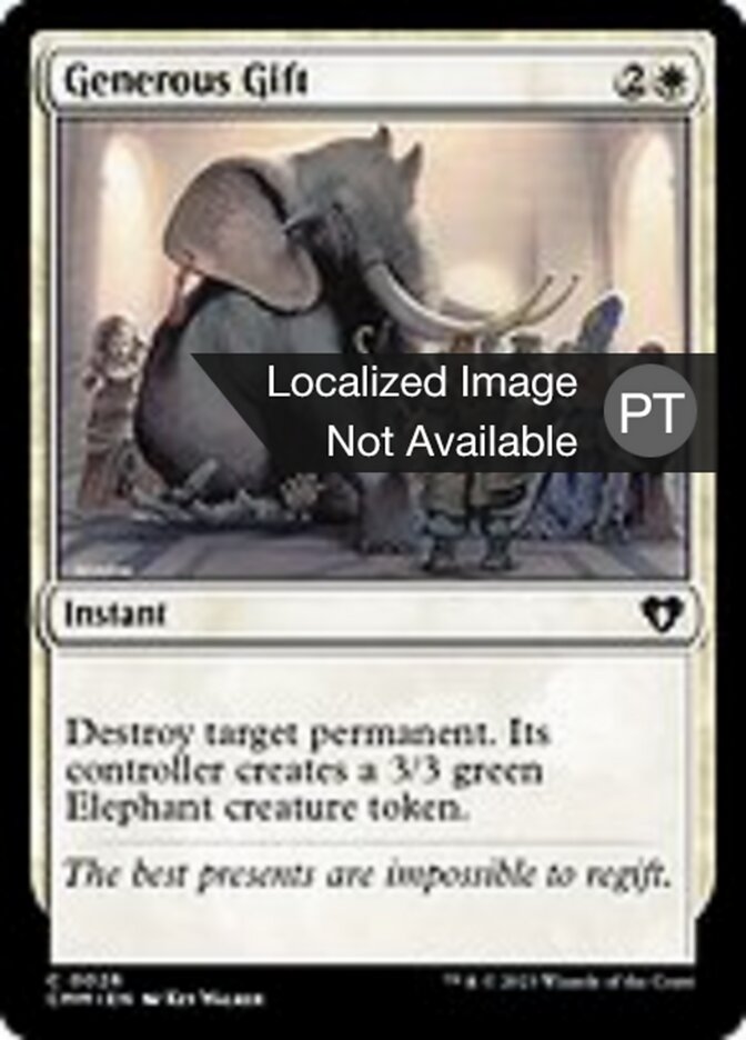 Generous Gift · Commander Masters (CMM) #26 · Scryfall Magic: The ...