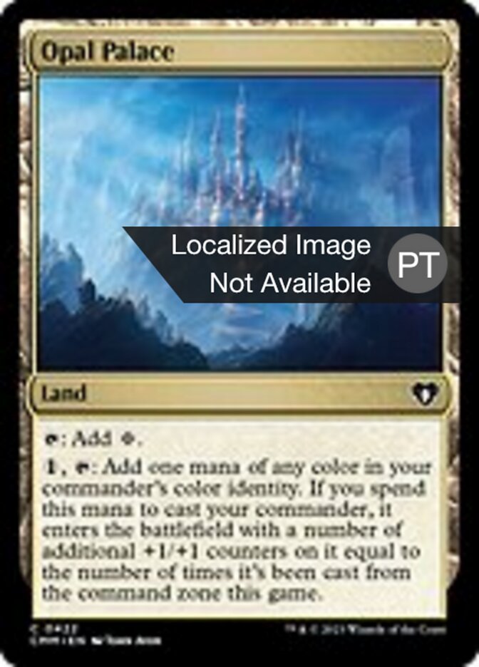 Palácio de Opala (Opal Palace) · Commander Legends (CMR) #352 ...