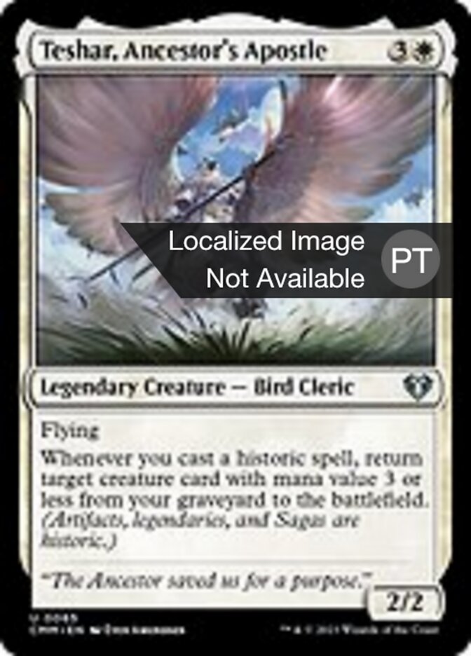 Teshar, Ancestor's Apostle · Commander Masters (CMM) #65 · Scryfall ...