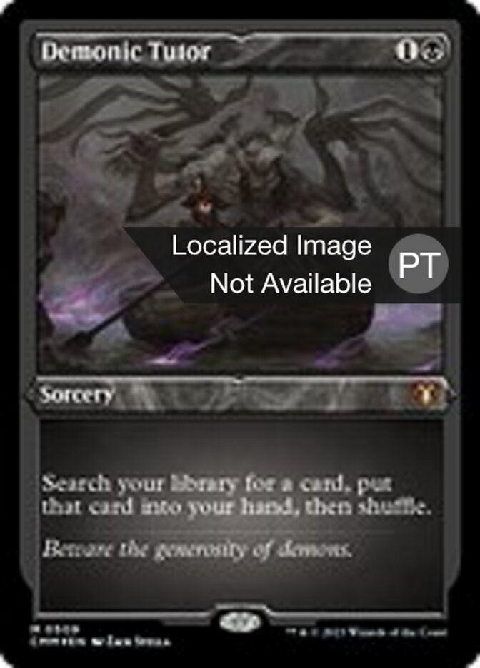 Demonic Tutor · Commander Masters (CMM) #509 · Scryfall Magic: The ...