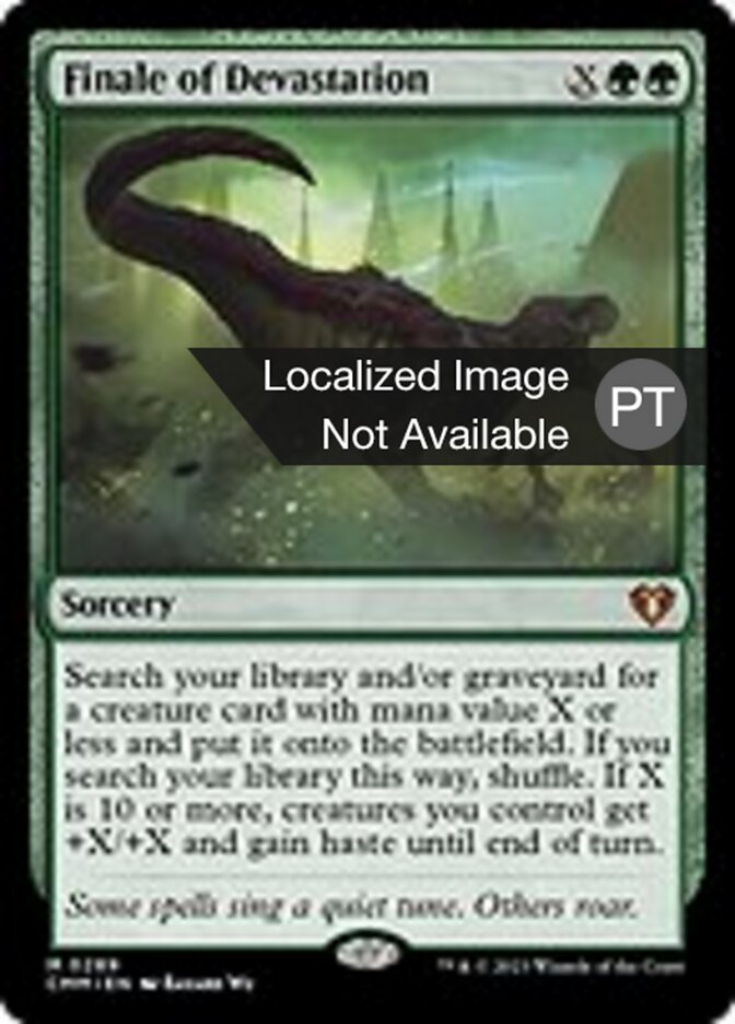 Finale of Devastation · Commander Masters (CMM) #289 · Scryfall Magic ...