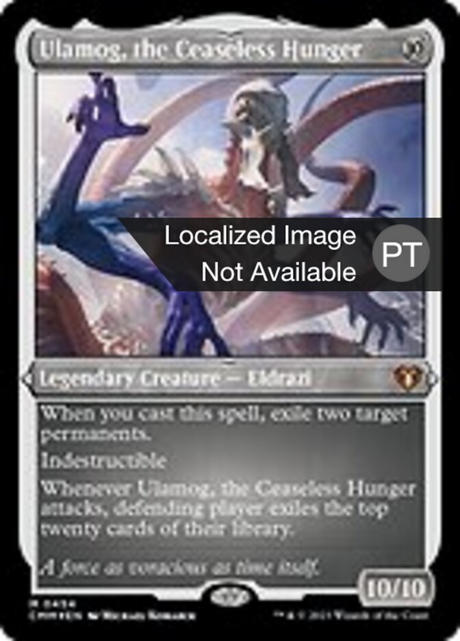 Ulamog, the Ceaseless Hunger · Commander Masters (CMM) #454 · Scryfall Magic The Gathering Search