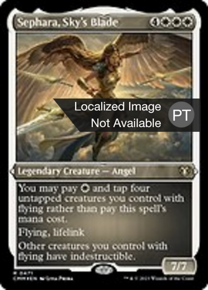 Sephara, Sky's Blade · Commander Masters (CMM) #471 · Scryfall Magic ...