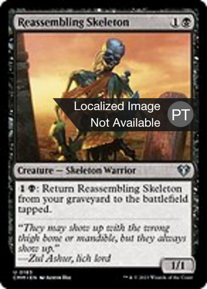 Esqueleto Remontado (Reassembling Skeleton) · Commander Masters (CMM ...