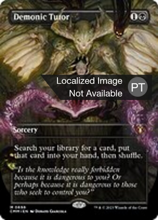 Demonic Tutor · Commander Masters (CMM) #696 · Scryfall Magic: The ...