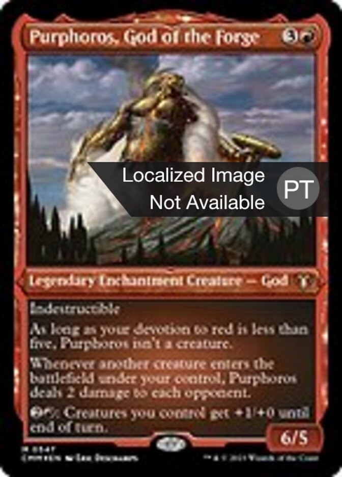 Purphoros, God of the Forge · Commander Masters (CMM) #547 · Scryfall ...