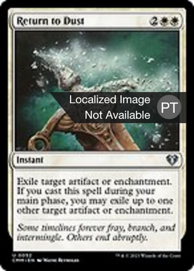 Voltar ao Pó (Return to Dust) · Commander Masters (CMM) #52 · Scryfall ...