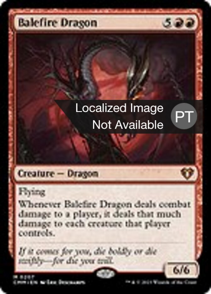 Balefire Dragon · Commander Masters (CMM) #207 · Scryfall Magic The ...