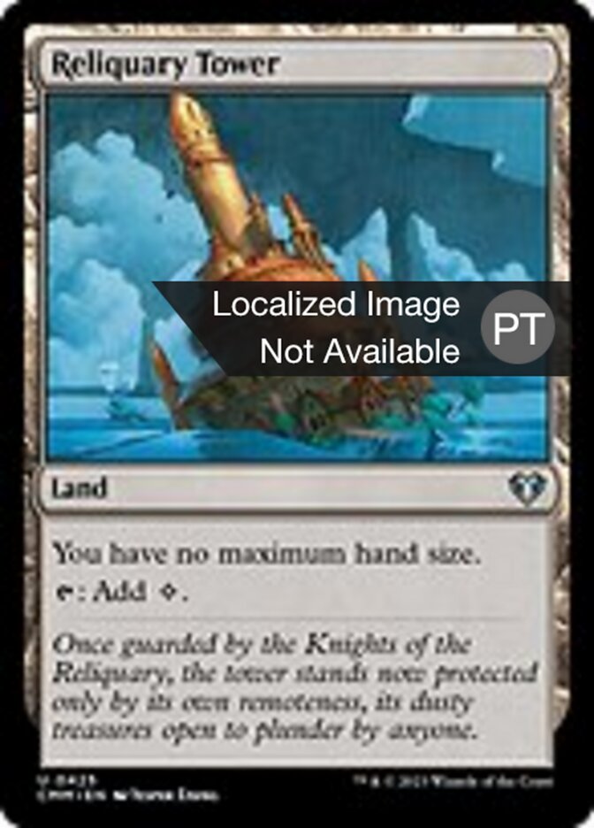Reliquary Tower · Commander Masters (CMM) #425 · Scryfall Magic The ...