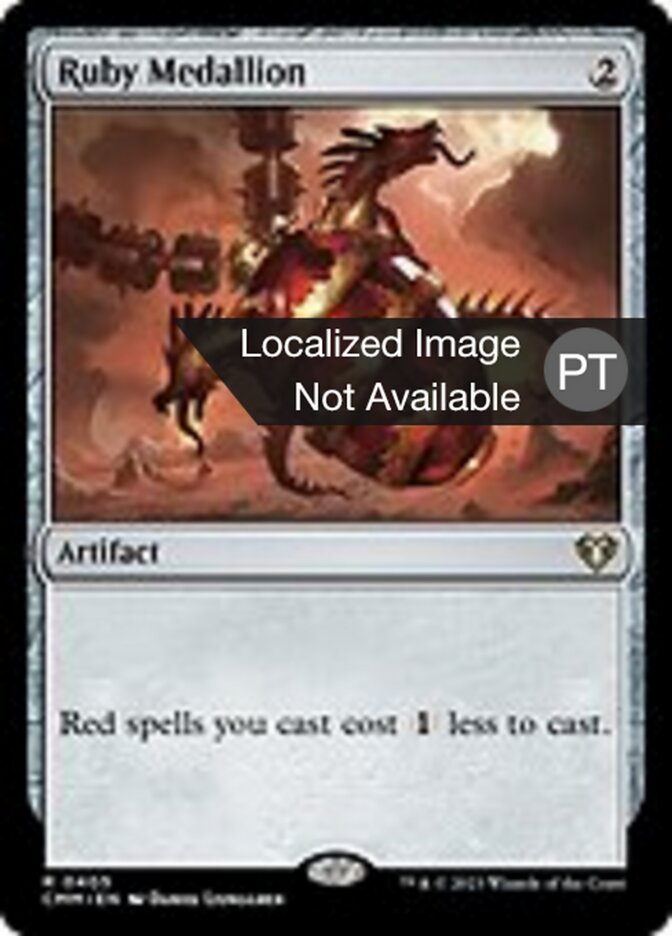 Ruby Medallion · Commander Masters (CMM) #405 · Scryfall Magic The ...