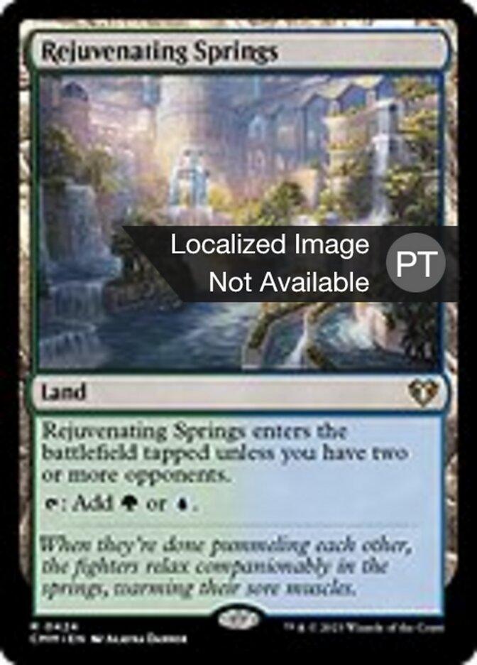Rejuvenating Springs · Commander Masters (CMM) #424 · Scryfall Magic ...