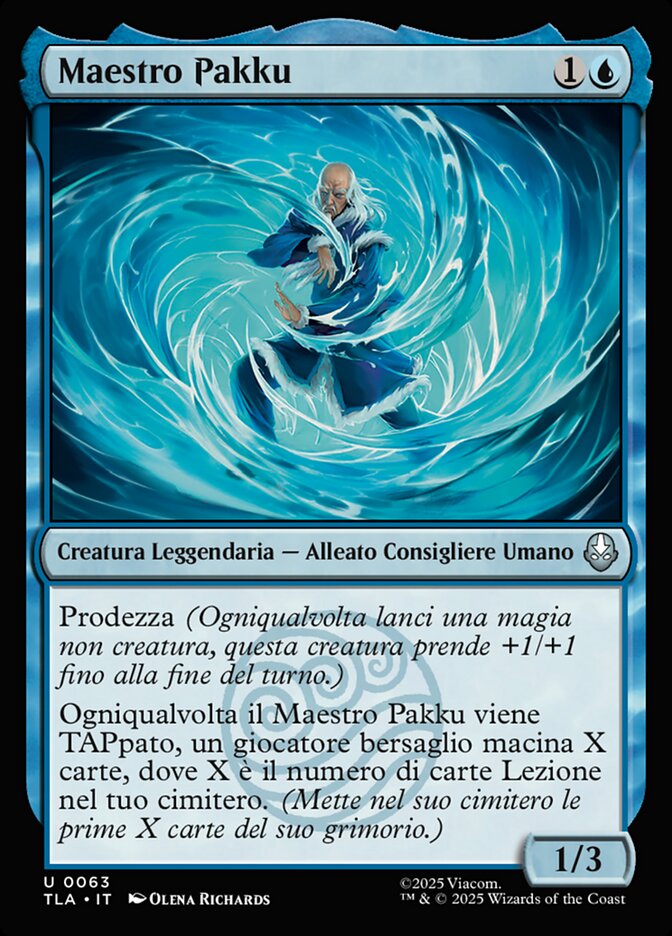 Master Pakku · Avatar: The Last Airbender (TLA) #63 · Scryfall Magic ...