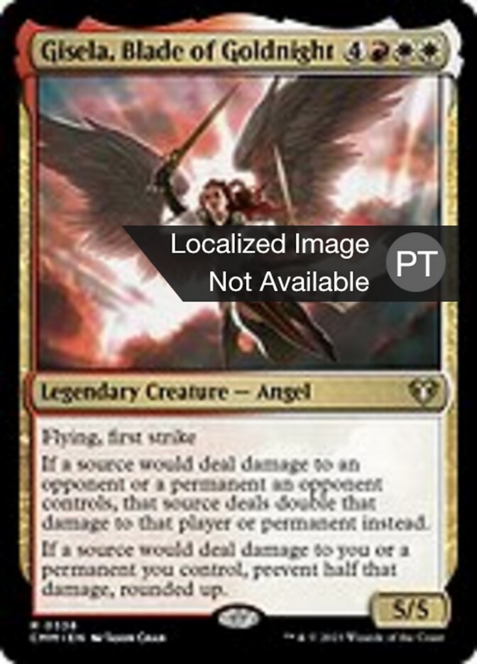 Gisela, Espadachim dos Noite Dourada (Gisela, Blade of Goldnight) · Commander Masters (CMM) #338 ...