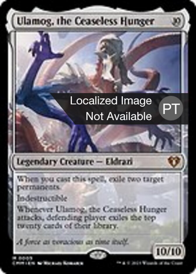 Ulamog, the Ceaseless Hunger · Commander Masters (CMM) #5 · Scryfall Magic The Gathering Search
