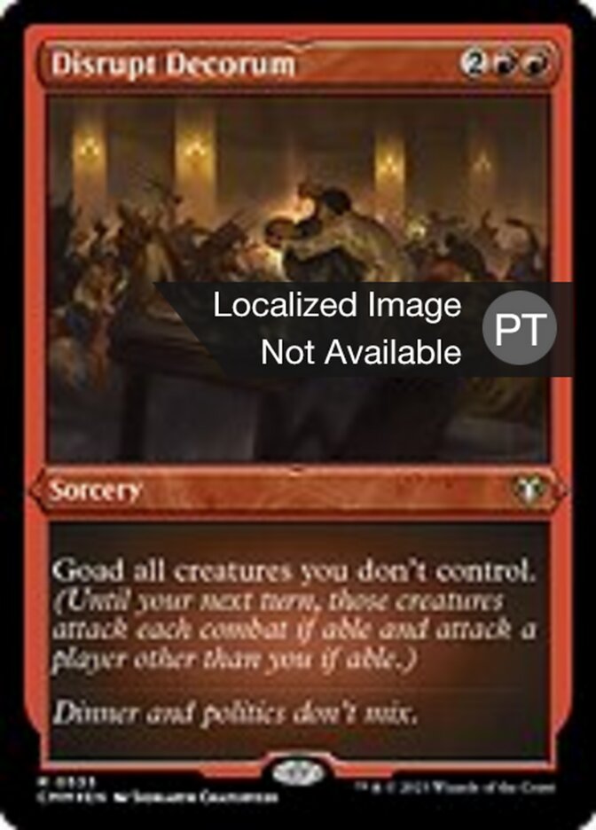 Disrupt Decorum · Commander Masters (CMM) #533 · Scryfall Magic The ...
