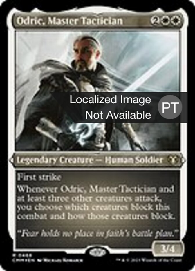 Odric, Master Tactician · Commander Masters (CMM) #468 · Scryfall Magic ...