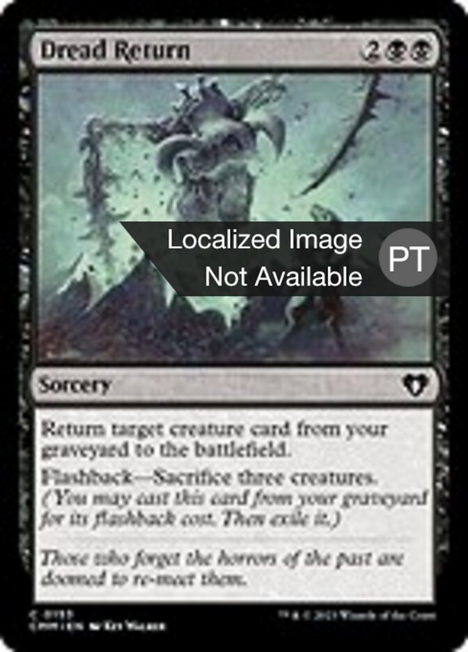 Dread Return · Commander Masters (CMM) #153 · Scryfall Magic: The ...