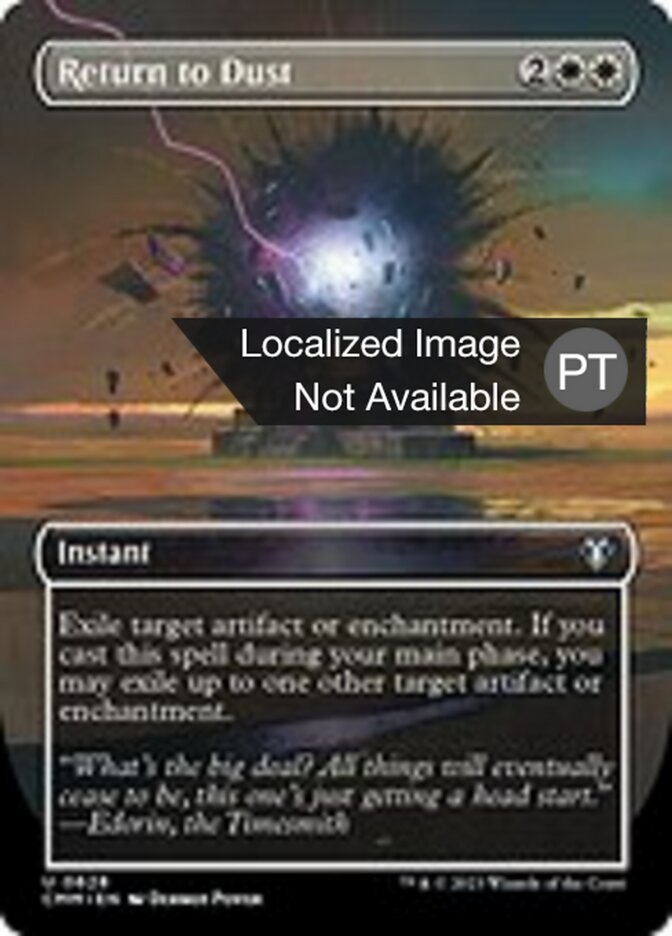Return to Dust · Commander Masters (CMM) #628 · Scryfall Magic: The ...