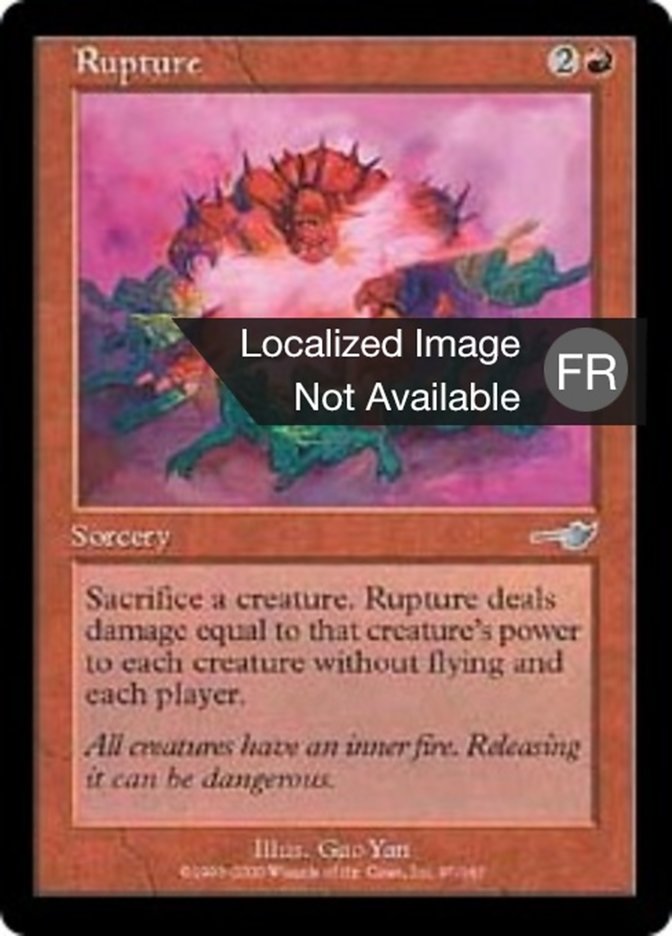 Rupture · Nemesis (NEM) #97 · Scryfall Magic: The Gathering Search