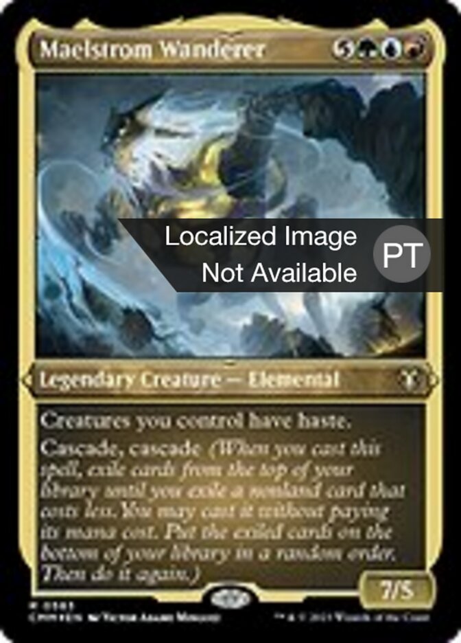 Vagante do Maelstrom (Maelstrom Wanderer) · Commander Masters (CMM) #583 · Scryfall Magic The ...
