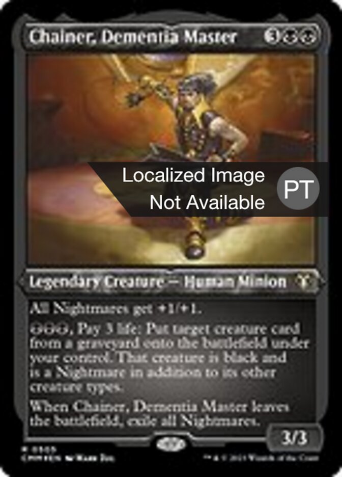 Chainer, Mestre da Demência (Chainer, Dementia Master) · Dominaria Remastered (DMR) #77 ...
