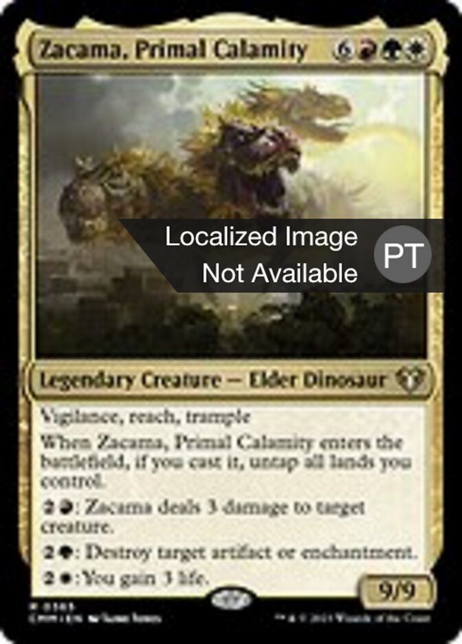 Zacama, Primal Calamity · Commander Masters (CMM) #365 · Scryfall Magic ...