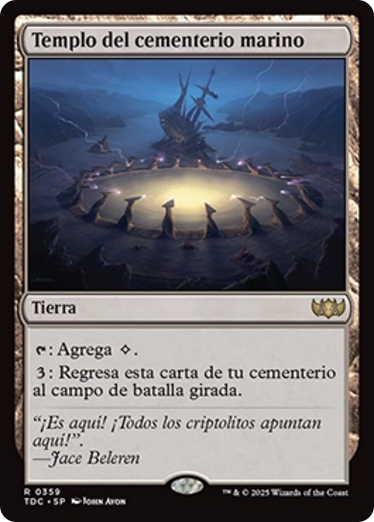 Templo del cementerio marino (Drownyard Temple) · Tarkir: Dragonstorm Commander (TDC) #359 ...