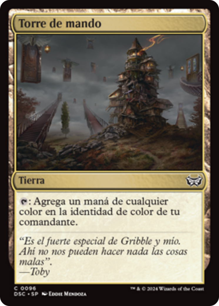 Torre de mando (Command Tower) · Duskmourn: House of Horror Commander (DSC) #96 · Scryfall Magic ...