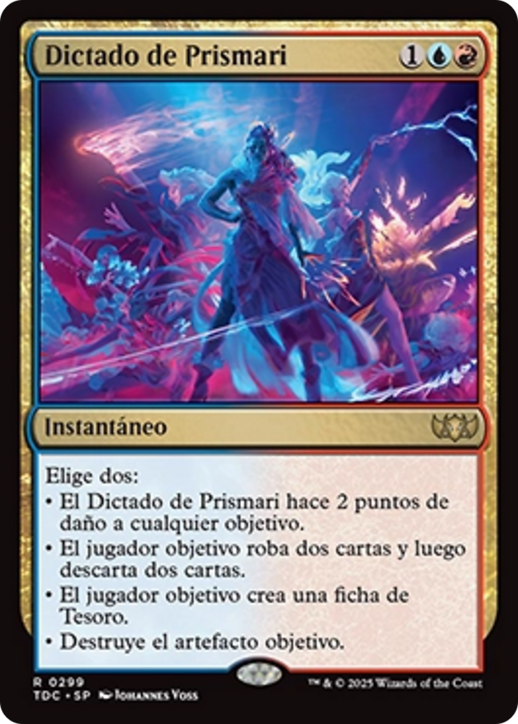 Dictado de Prismari (Prismari Command) · Tarkir: Dragonstorm Commander ...