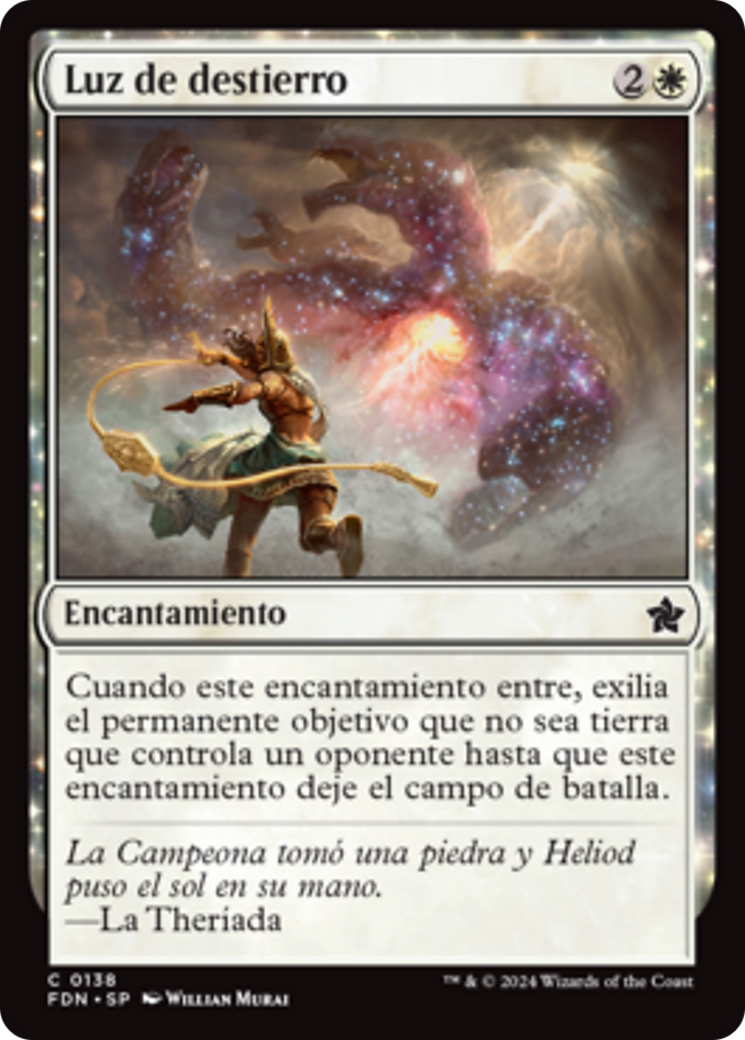 Luz de destierro (Banishing Light) · Foundations (FDN) #138 · Scryfall Magic The Gathering Search