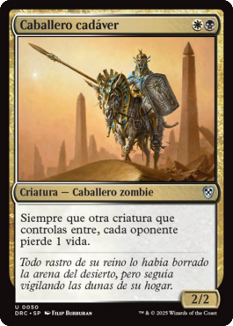Caballero cadáver (Corpse Knight) · Aetherdrift Commander (DRC) #50 ...