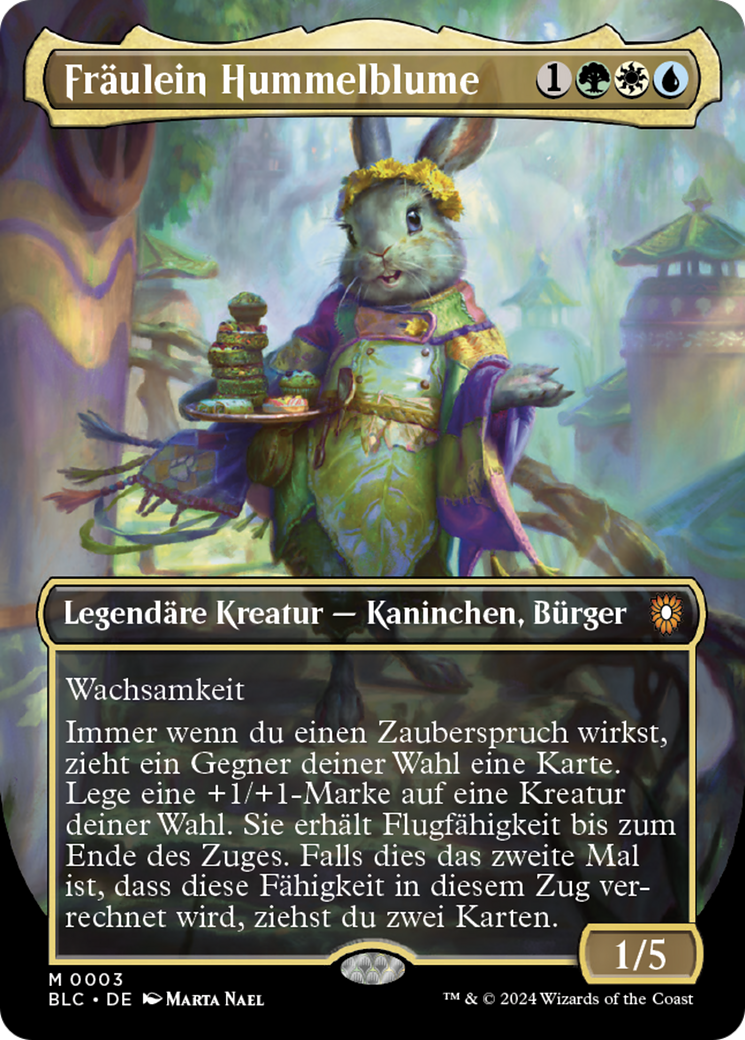 Fräulein Hummelblume (Ms. Bumbleflower) · Bloomburrow Commander (BLC ...